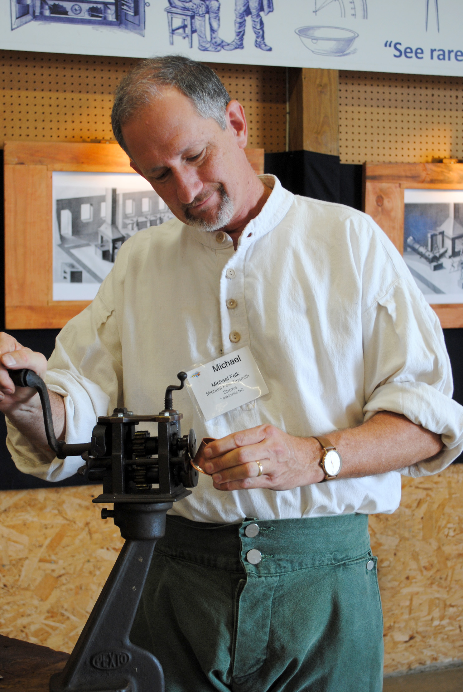 Tinsmith shares his craft at county fair | News, Sports, Jobs - The Express